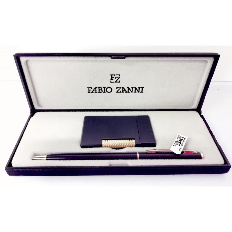 Set Encendedor y Boligrafo FABIO ZANNI - Montero Regalos